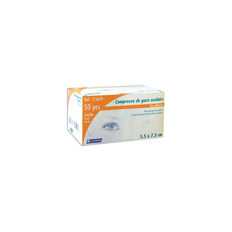 Compresse oculaire stérile - Nettoyage doux et sécurisé pour les yeux